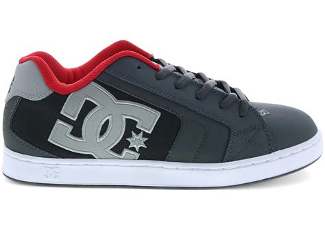 Dc Net Grey Black Red Mens 302361 Xskr Us