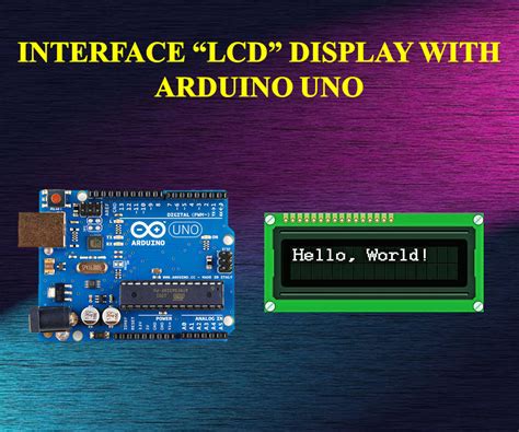 Interface Lcd Display With Arduino Uno 5 Steps Instructables
