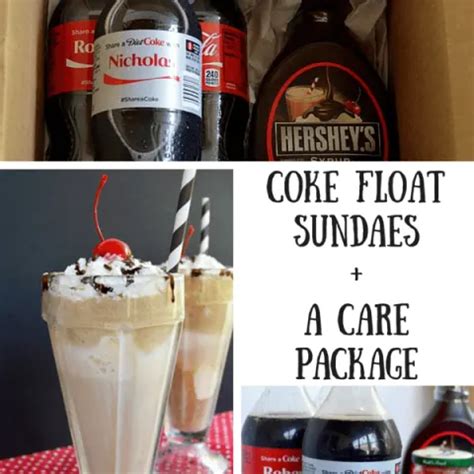 Coke Float Sundaes A Care Package Cook Craft Love