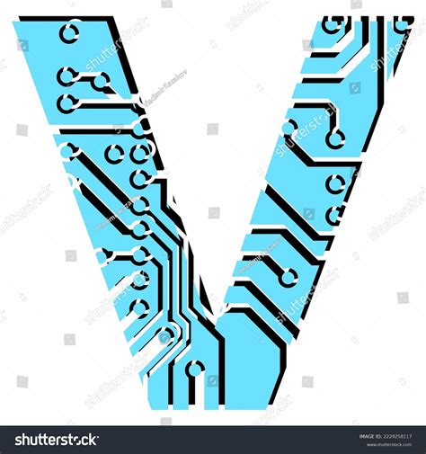 Pcb V Cut Over 1 Royalty Free Licensable Stock Illustrations