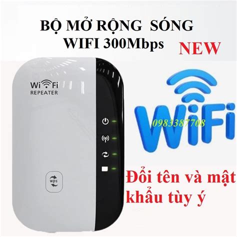 kích sóng wifi repeater 300m đổi được tên và mật khẩu wifi khuếch đại
