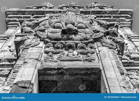 Head Of Kala Carved On Top Of Candi Siwa Temple In Prambanan Temple