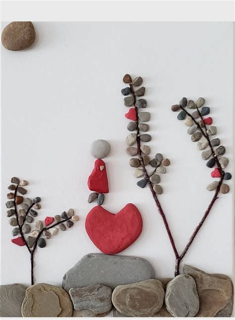 Girl On Big Heart Rock Art Home Decor MakerPlace By Michaels