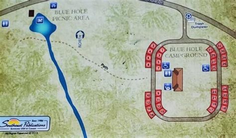 Florida Caverns State Park Campground Map