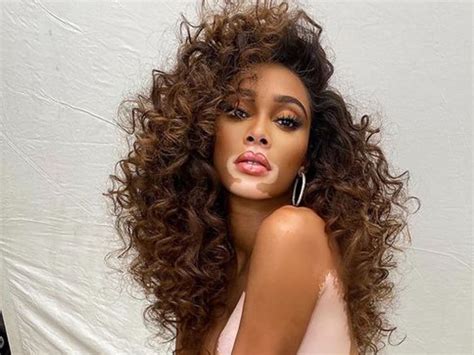 Winnie Harlow Debuts New Hair Color And Bangs Celebrity Insider