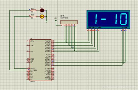 【proteus】led与动态数码管结合动态数码管在proteus中该怎么连接 Csdn博客