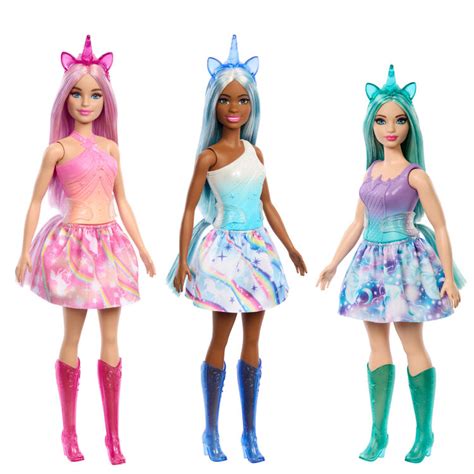 Barbie Unicorn Fantasy Doll Assorted Only £13 99