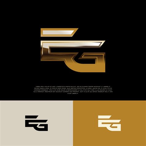 Logo Letter Alphabetic Initial Eg 28585145 Vector Art At Vecteezy