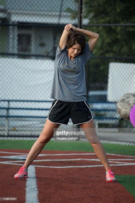 Conservative South Dakota Milf Governor Kristi Noem Stretching For A