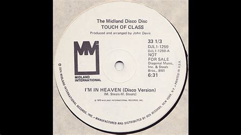 Touch Of Class Im In Heaven A Tom Moulton Mix Youtube
