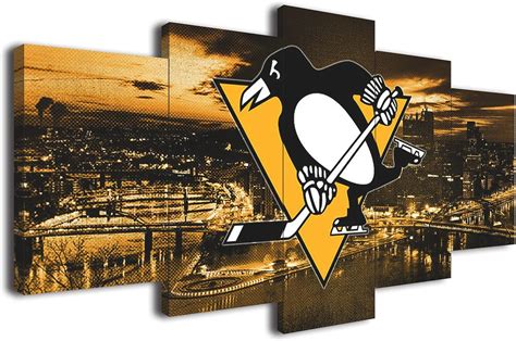 Amazon Pittsburgh Penguins Poster Ice Hockey Sports Canvas Wall