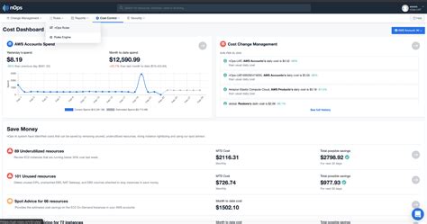 nops detect low aws network utilization to save aws costs