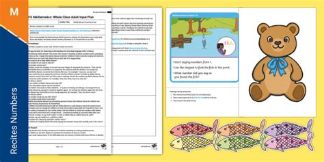 Eyfs Teddy Bear Counting To 10 Hide And Seek Adult Input Plan