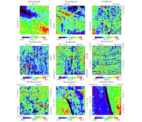 The Spatial Distribution Of Columnar CO 2 Ppm Corresponding To The