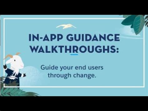 Salesforce In App Guidance Walkthroughs Force Journal