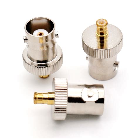 Elecbee Mcx Male To Bnc Female Adapter Straight Rf Coaxial Converter