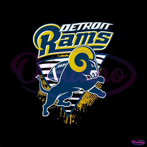 Detroit Rams Wild Card Playoff Svg