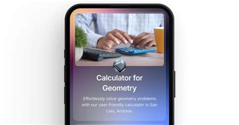 Calculator For Geometry Fingertip