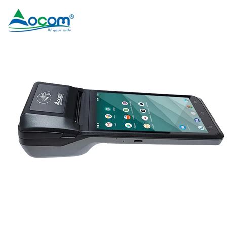 Android 扫描仪支付终端收银柜台销售点手持 Pos 配有 58 毫米打印机