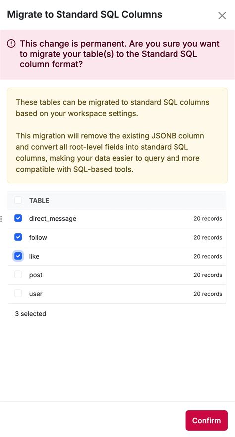 direct database connector xano documentation