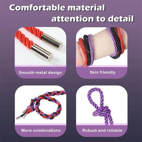 Wishly Bdsm Couple Intimate Bondage Set Soft And Multifunctional