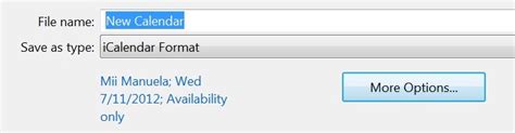 Exporting Outlook 2010 Calendar Super User