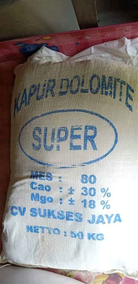 5 Kg Kapur Dolomit Kapur Pertanian Super Kemasan Repack Lazada Indonesia
