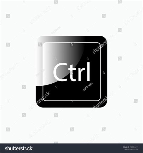 Control Button Icon Symbol Button Keyboard Stock Vector Royalty Free 1783619471 Shutterstock