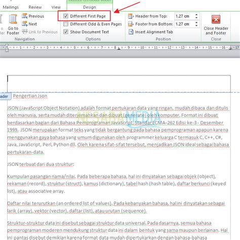 Cara Menghapus Header Dan Footer Di Word Work