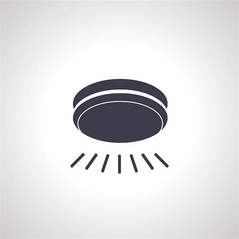 Premium Vector Smoke Alarm Detector Isolated Icon