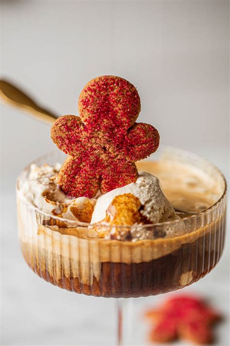 Holiday Gingerbread Affogato Recipe College Housewife