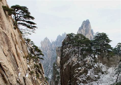 无限风光在险峰摄影图片黄山风光摄影 雪山岩羊 太平洋电脑网摄影部落