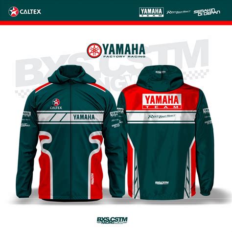 Jual Jaket Team Yamaha Caltex Livery Nyaman Untuk Touring Dan Sehari