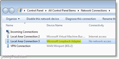 How To Install A Loopback Adapter In Windows 7