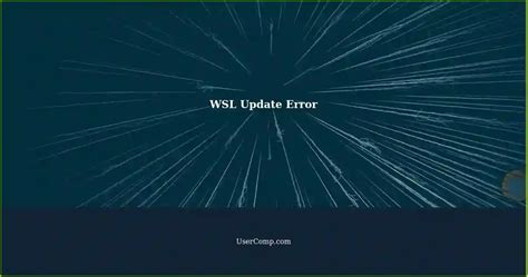 Wsl Update Error Specified Logon Session Not Found