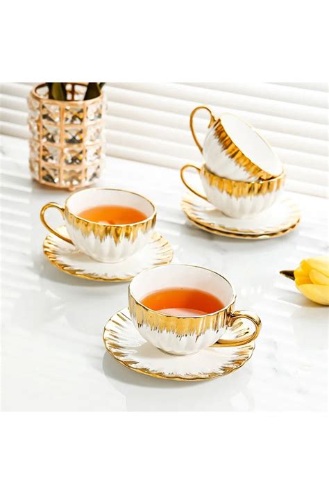 Vadi Enzo 6 Kişilik Porselen Gold Yaldızlı Neskafe Fincan Takımı Fiyatı