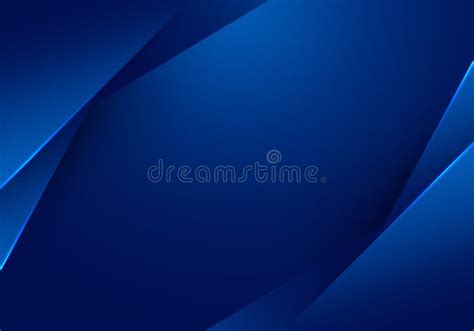 Abstract 3d Template Blue Stripes Triangle Overlapping Layered With