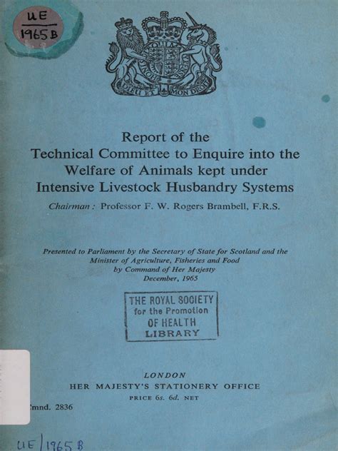 Brom Bell Report Pdf Domesticated Animals Agriculture