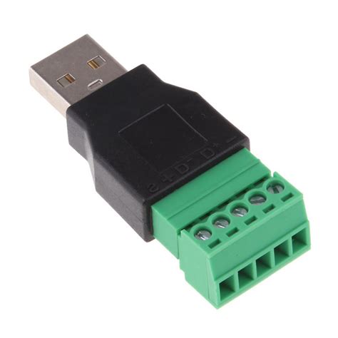 ⚡️buy Maxbell Usb 20 A Male Plug To 5 Pinway Female Bolt Screw Shield