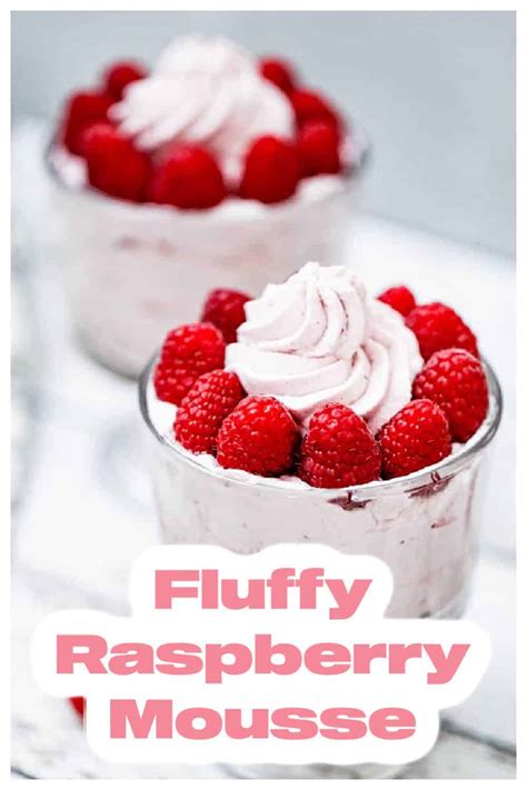 Fluffy Raspberry Mousse Keto Option The Baking Chocolatess