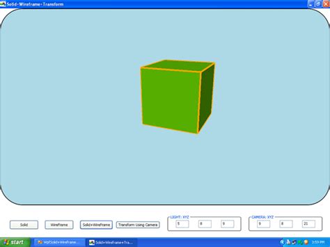 WPF 3D Solid Wireframe Transform