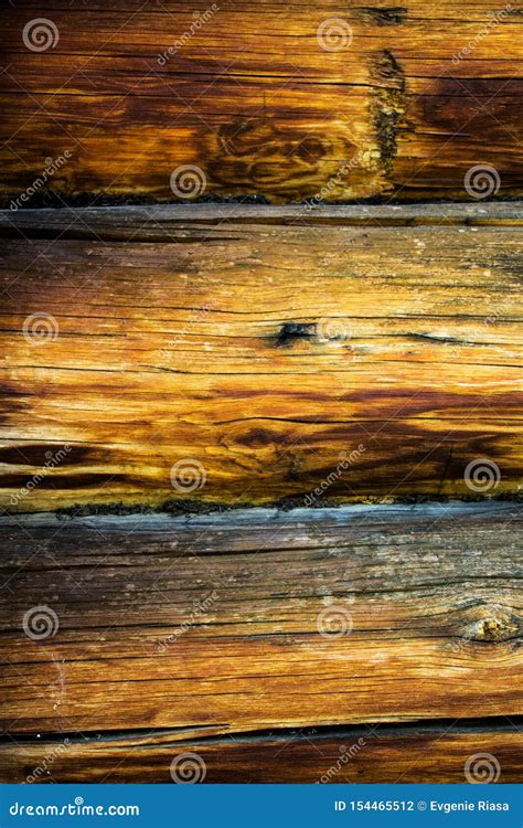Brown Round Logs Background Wood Texturebrown Old Round Logs