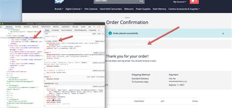 Order Confirmation Page Text Confirming Order Is Barely Visible