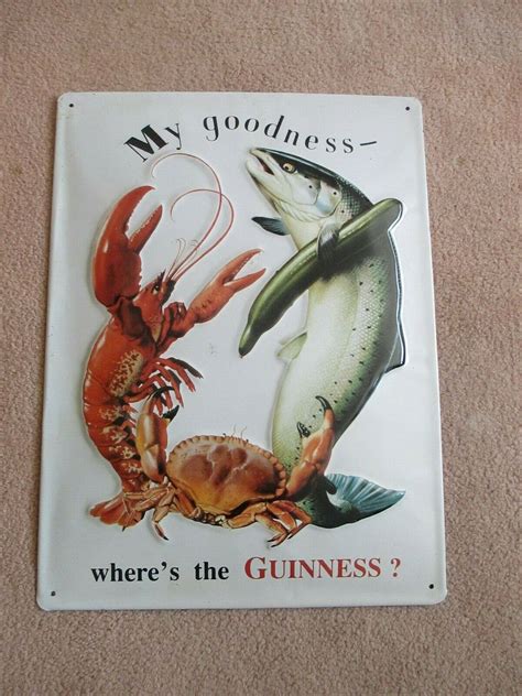 Купить Guinness My Goodness Wheres The Guinness Tin Beer Sign в