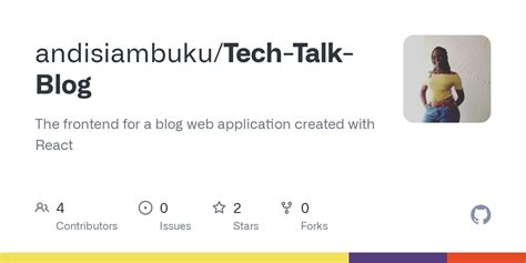 Tech Talk Blog README Md At Main Andisiambuku Tech Talk Blog GitHub