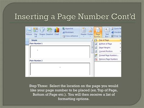PPT How To Insert Page Numbers In A Word Document PowerPoint Presentation ID 5207190