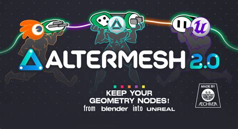 altermesh geometry nodes in unreal in code plugins ue marketplace