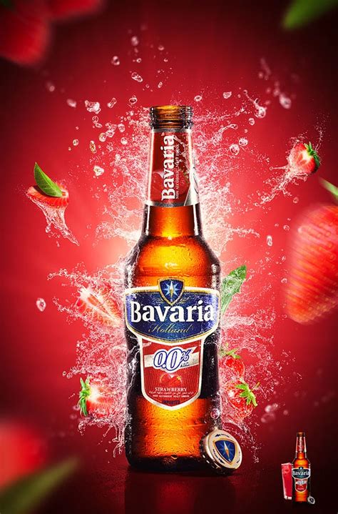 Bavaria果味啤酒系列视觉海报设计 三视觉 花瓣网