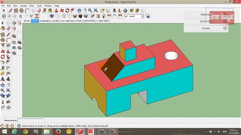 Orthographic Projection Engineering Drawing Youtube