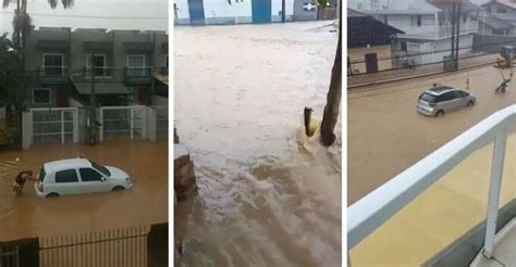 Chuva Causa Alagamentos Em Ruas De Joinville Veja Fotos Notícias
